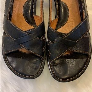Born | Shoes | Born Leather Sandal With A Heel | Poshmark